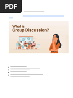 PTE Group Discussion Summary Template | PDF