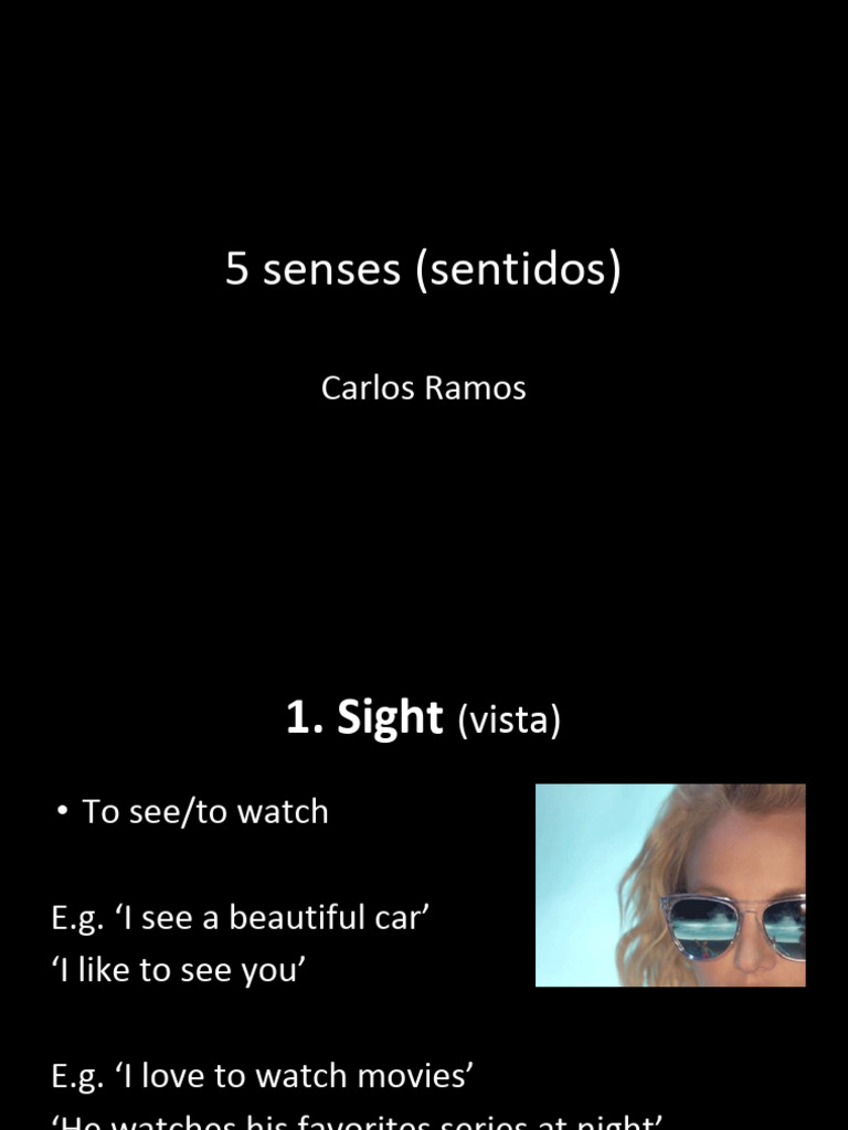 Five Senses in Spanish: Examples and Uses | PDF