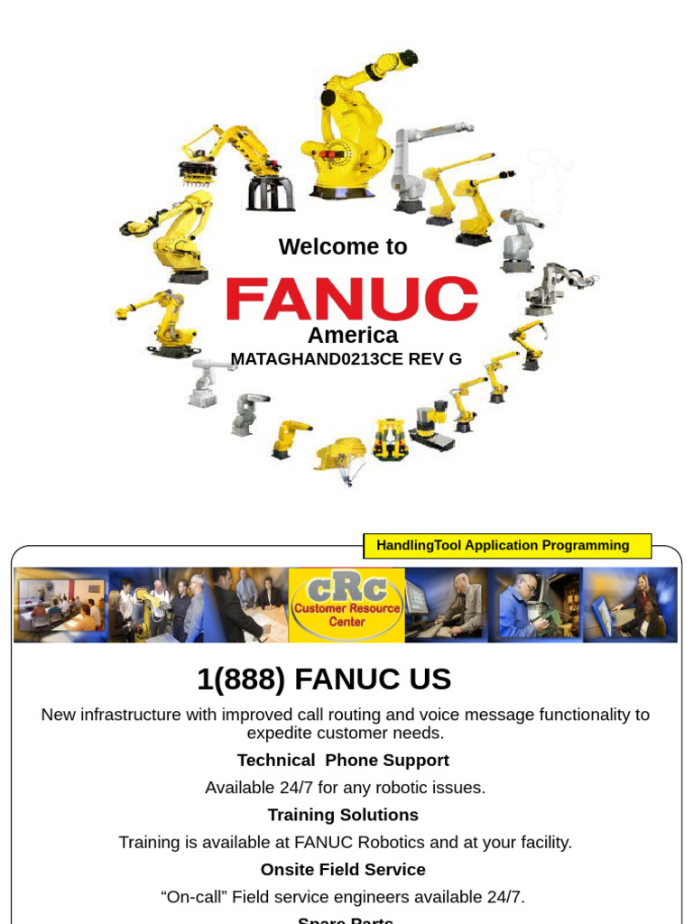 FANUC Handling Tool Programming Guide | PDF | Rotation | Cartesian ...
