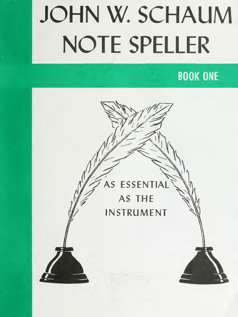 Note Speller Book One Overview | PDF | Clef | Musical Notation