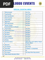 BQT Snacks Menu Package | PDF