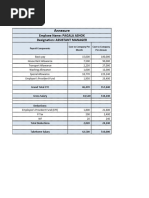 CTC Calculator and Salary Breakdown | PDF | Microsoft Excel | Employment