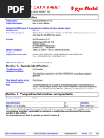 Mobil Delvac 15W-40 Safety Data Sheet | PDF | Viscosity | Chemistry