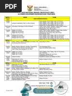 Trial Exam Timetable | PDF