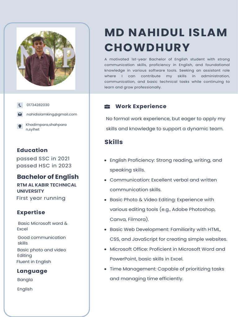 Nahid - Resume | PDF