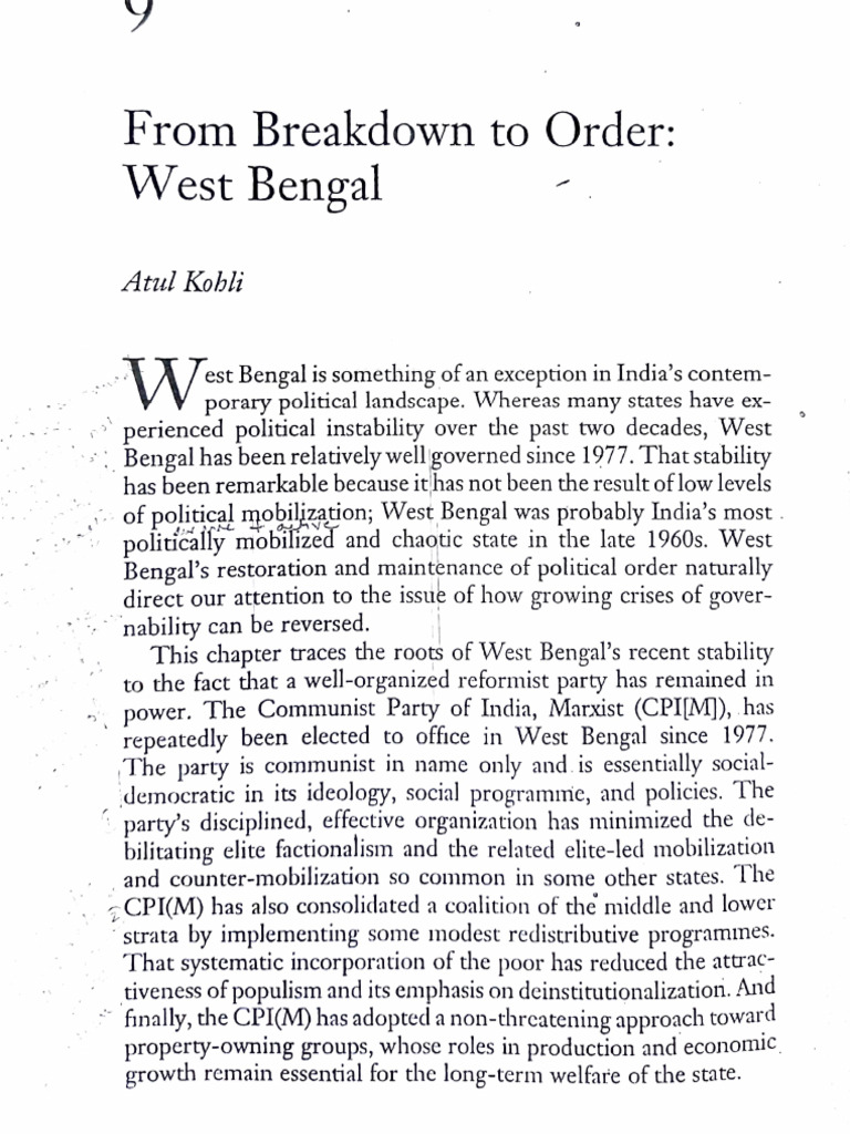 Bengal Atul Kohli Part 1 | PDF