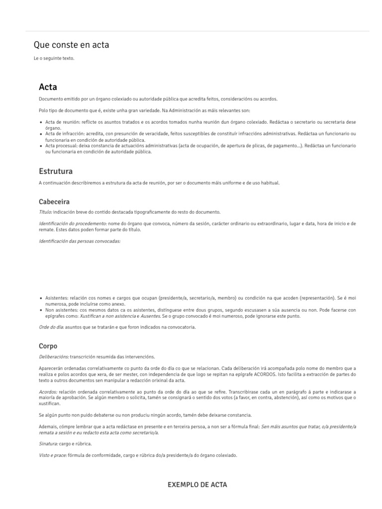 CL42024ED17 - Que Conste en Acta | PDF