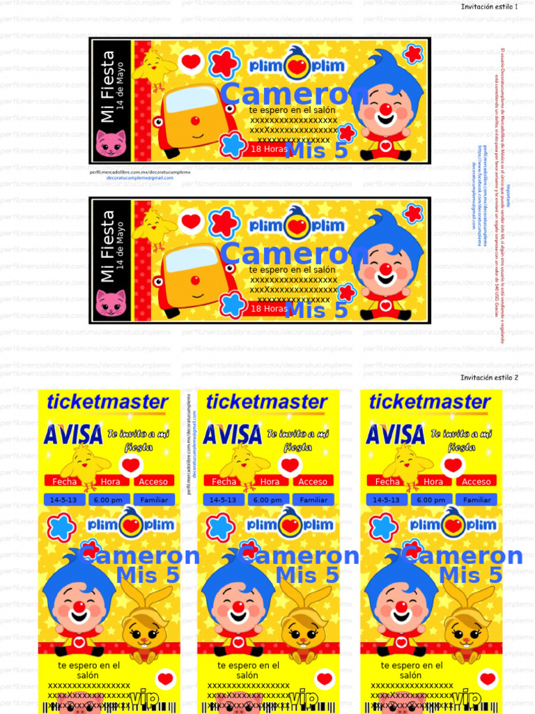 Kit Plin Plim (Autoguardado) | PDF