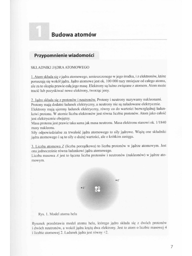Budowa Atomów | PDF