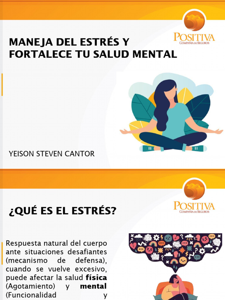Manejo del Estrés y Salud Mental | PDF