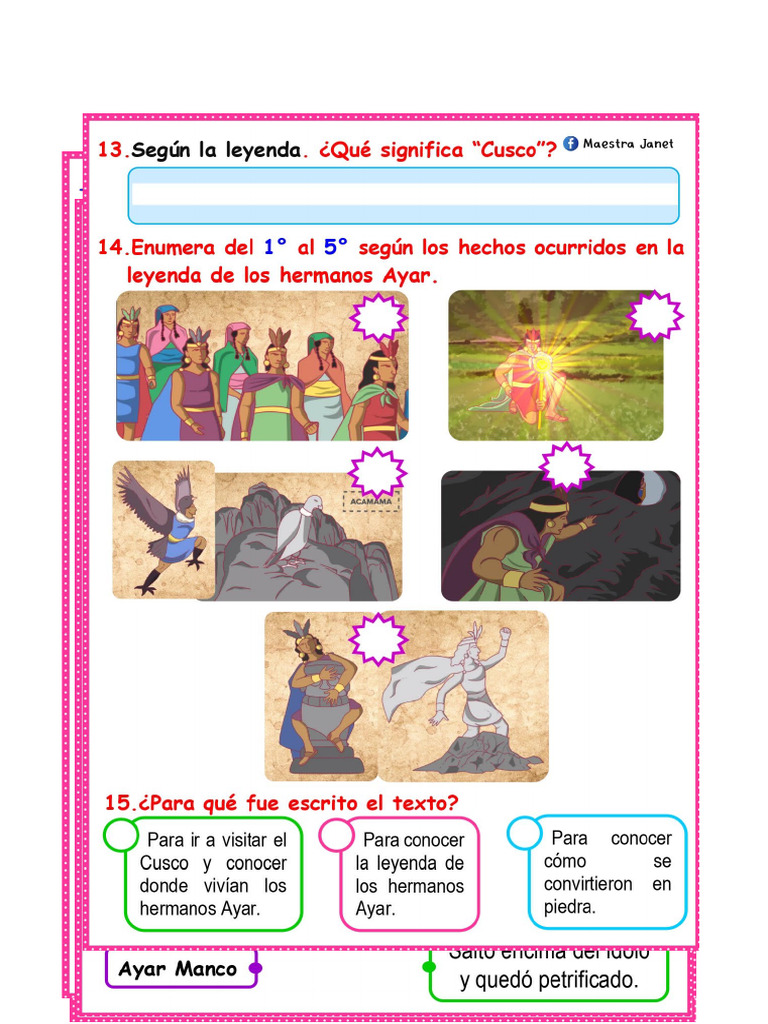 Fichade Aplicacion de Los Hermanos Ayar | PDF