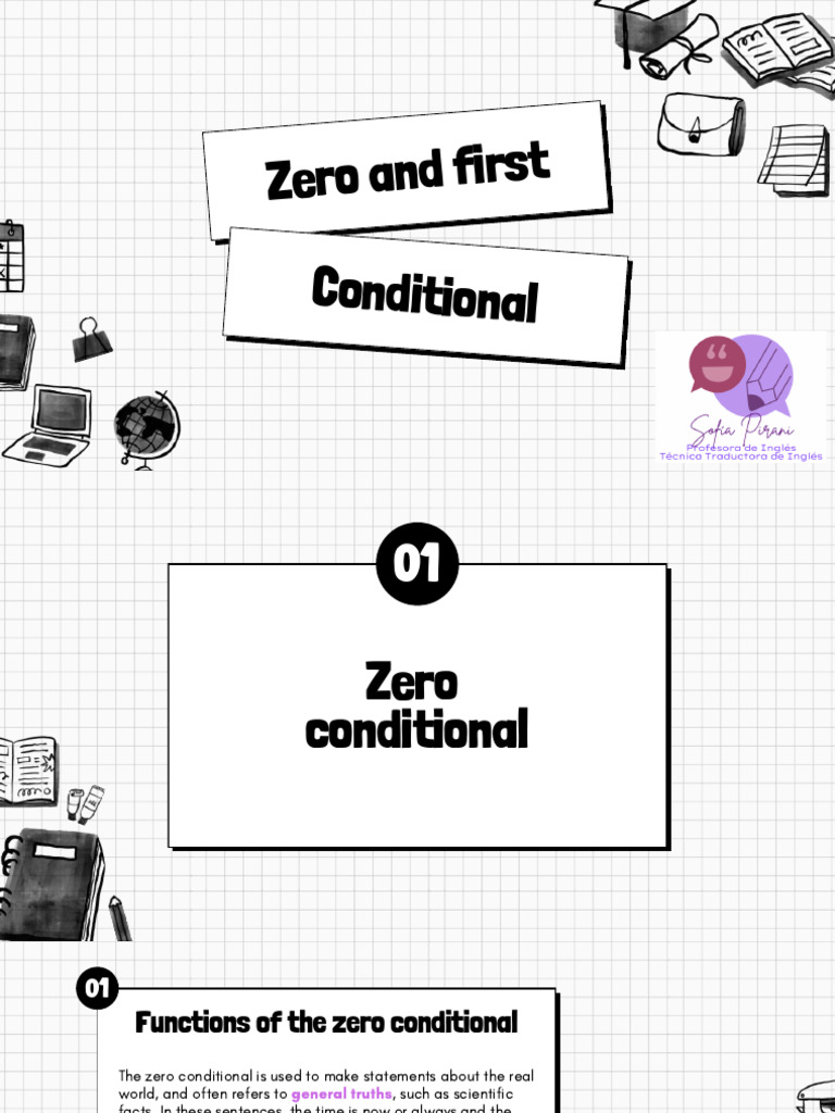 Zero and First Conditional | PDF | Sentence (Linguistics) | Grammar