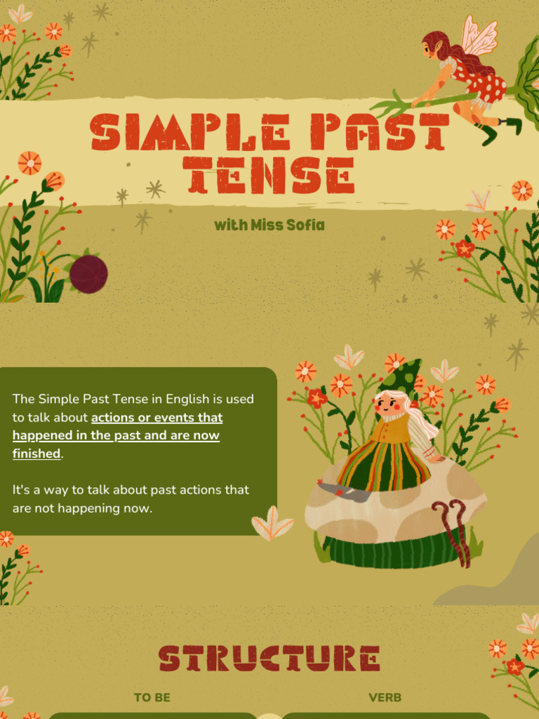Simple Past Tense | PDF