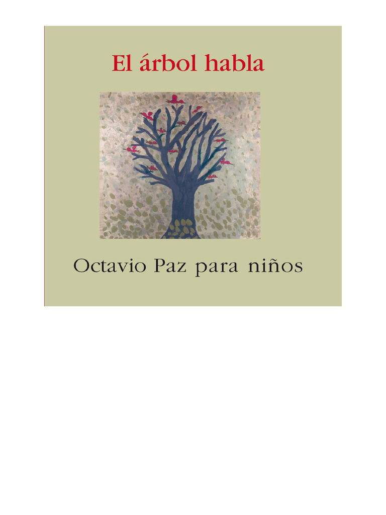 El Árbol Habla de Octavio Paz | PDF