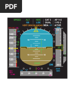Flight Mode Annunciator (FMA) Overview | PDF | Aircraft | Aviation
