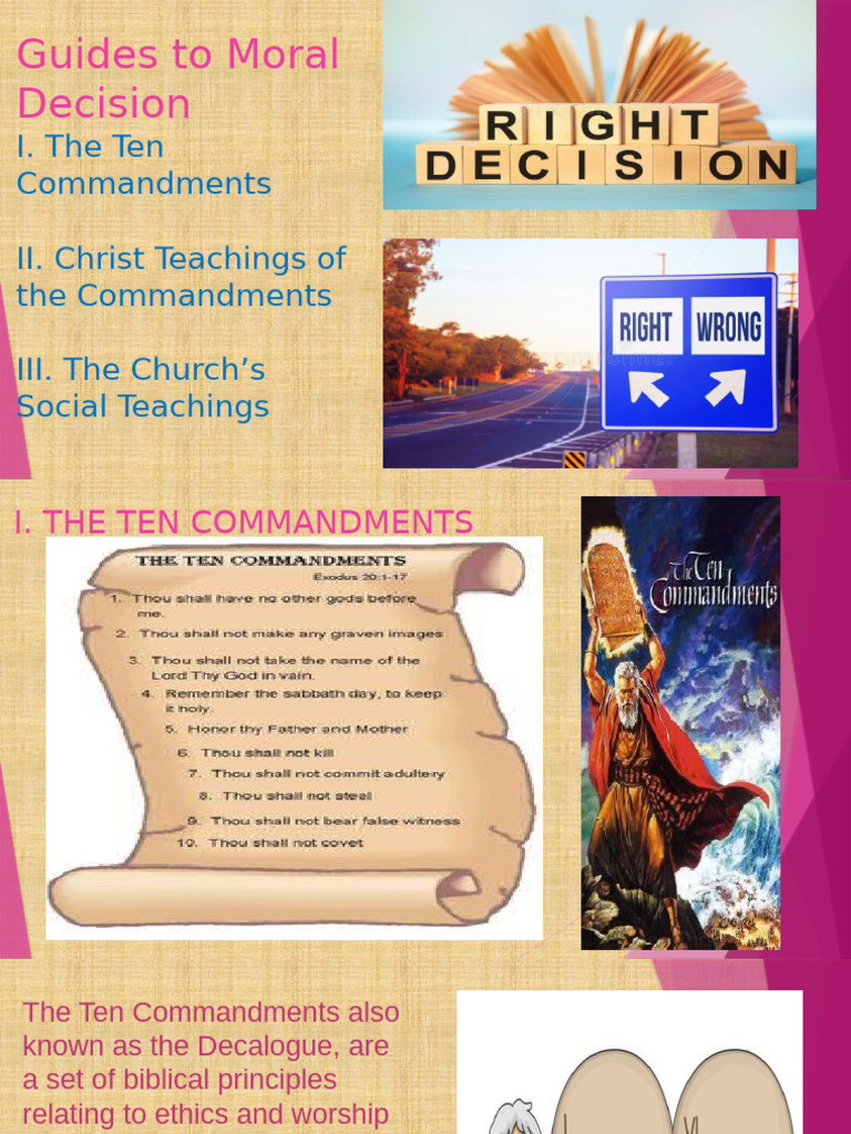CFE 102 Guides To Moral Decision | PDF