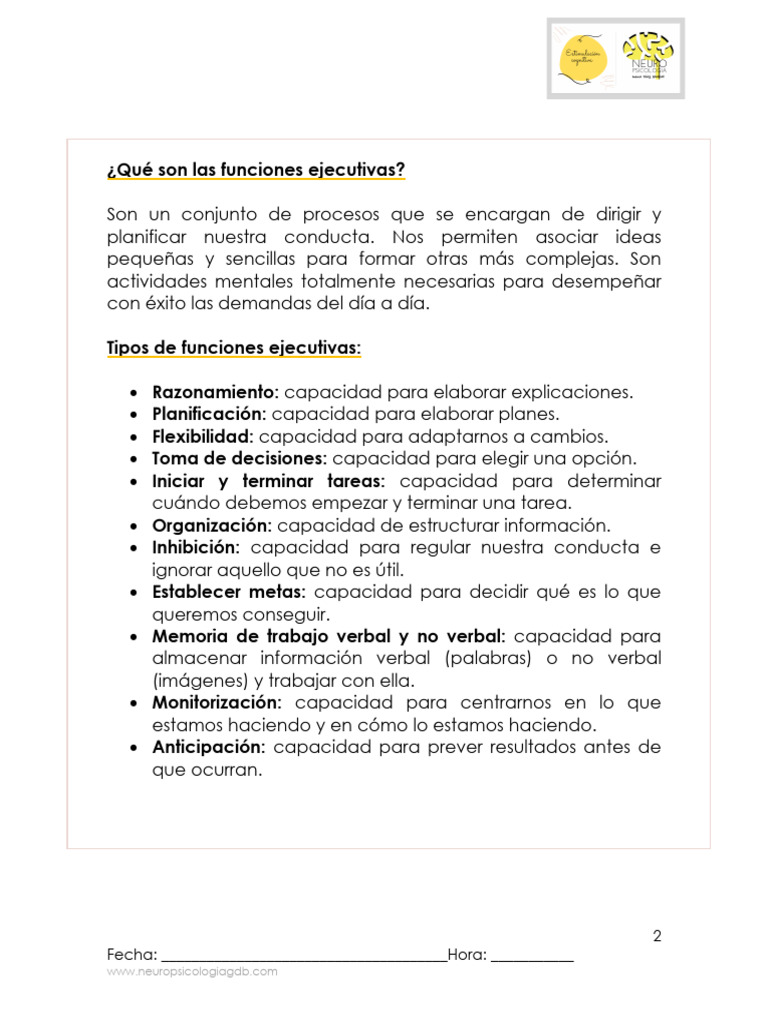 NivelMedio - Funciones - Ejecutivas Imp Julio | PDF | Orquestas ...