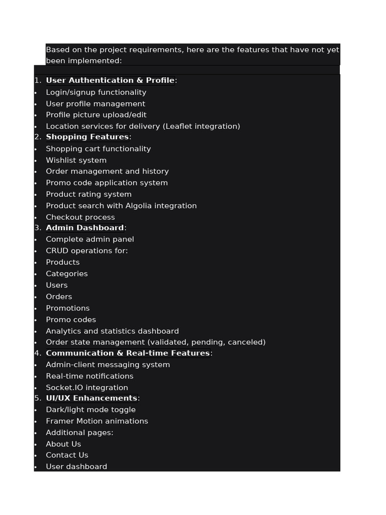 Based On The Project Requirements | PDF | Computing | Software