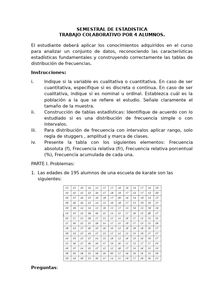 Análisis Estadístico de Datos Educativos | PDF | Estadísticas | Frecuencia