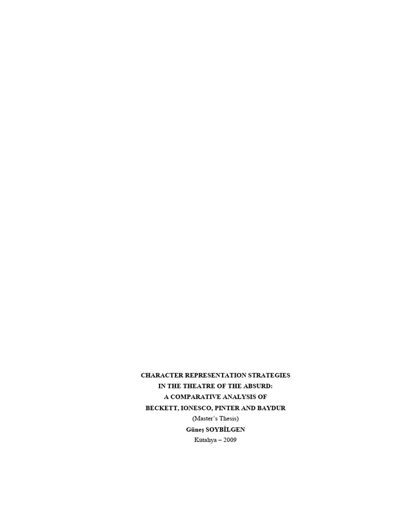 Character Representation Strategies in The | PDF