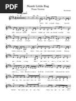 Numb Little Bug - em Beihold - Piano Version | PDF