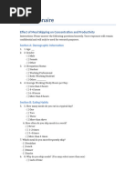 Food Choice Questionnaire Scoring Guide | PDF | Foods | Nutrition