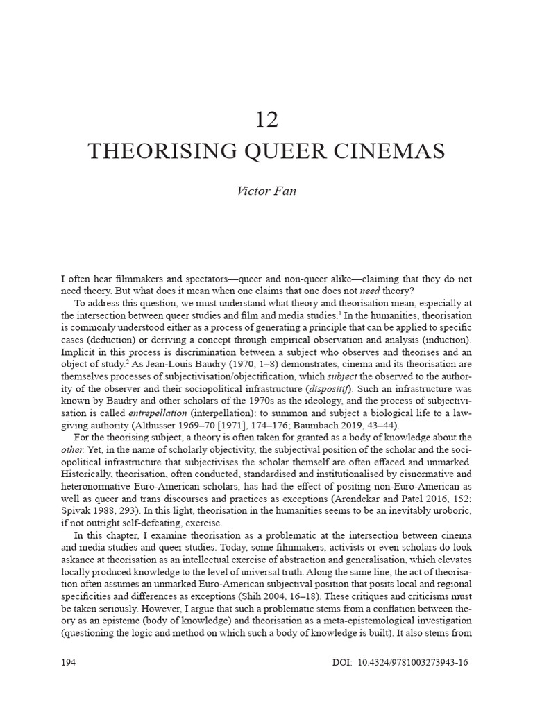 Fan, 2024 | PDF | Discourse | Postcolonialism