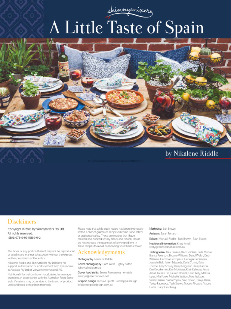 A Little Taste of Spain Nikalene Riddle | PDF | Spanish Cuisine | Paprika