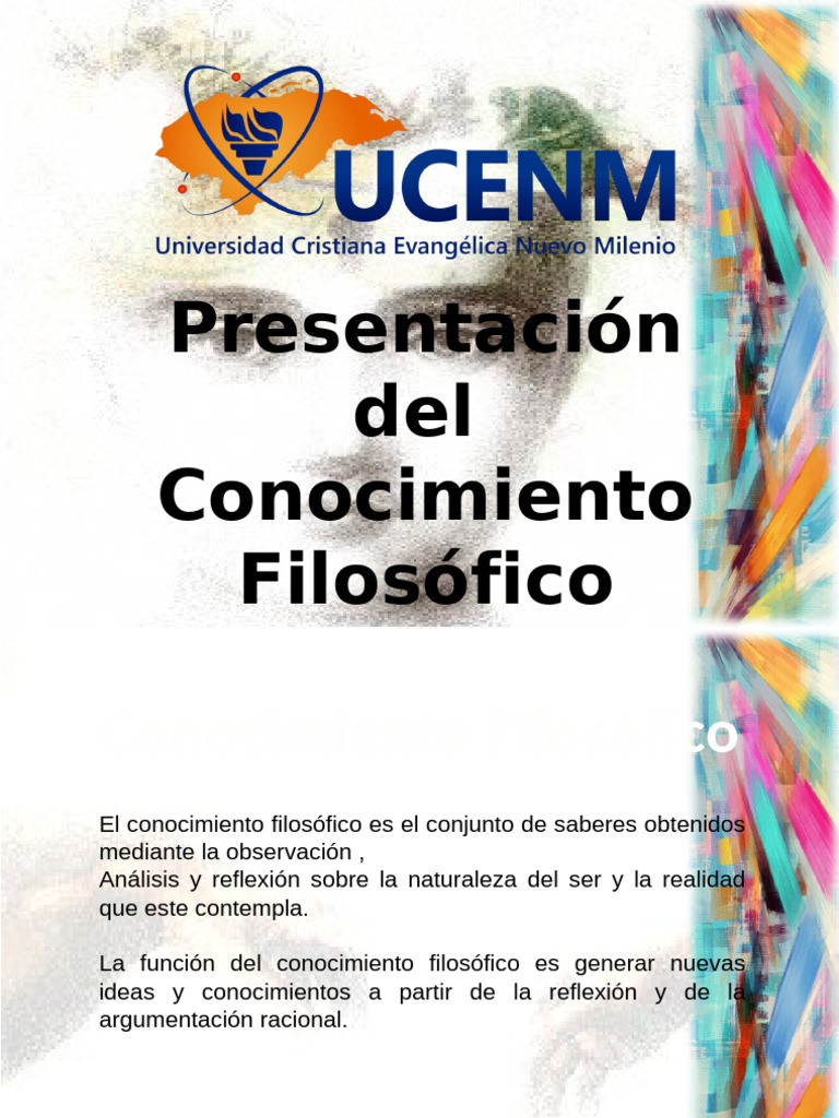 Conocimiento Filosofico | PDF | Conocimiento | Realidad