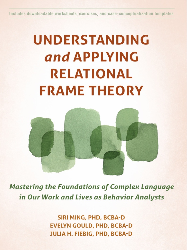 Ming (2023) Understanding and Applying Relational Frame Theory | PDF | Behaviorism | Analysis