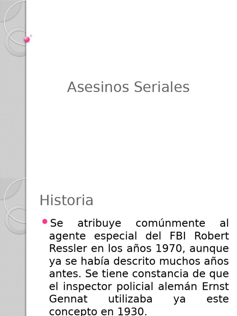 Asesinos Seriales | PDF | Asesino en serie | Sicología