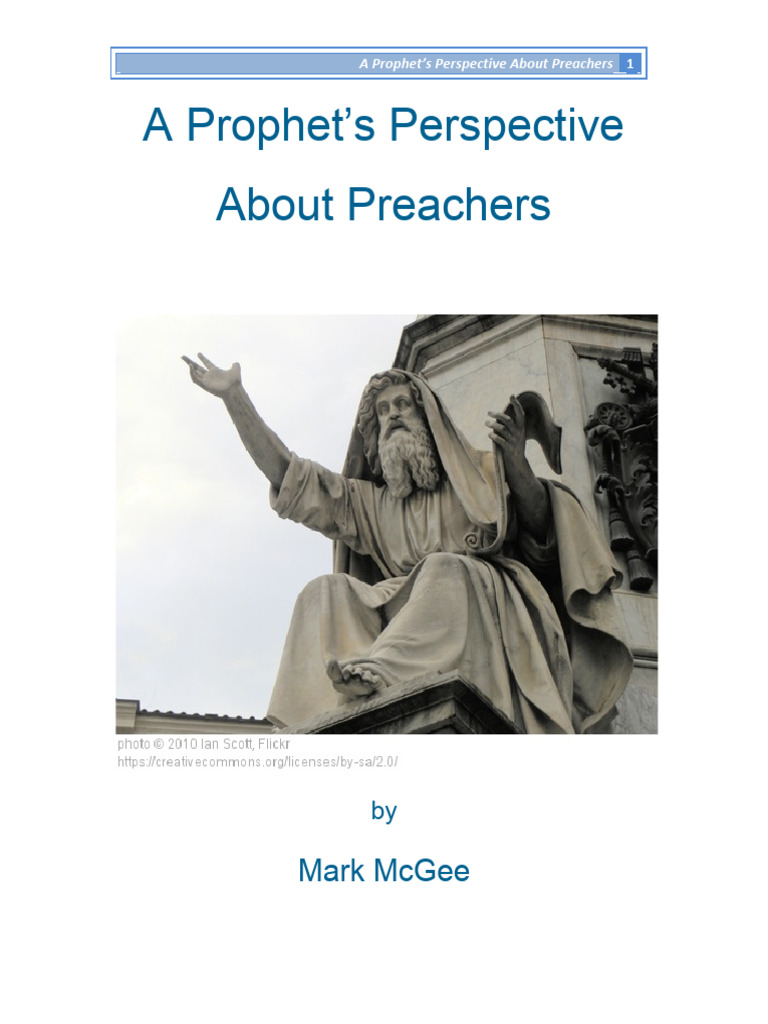 A Prophet S Perspective Aboutc2a0preachers | PDF | Jesus | Prophet