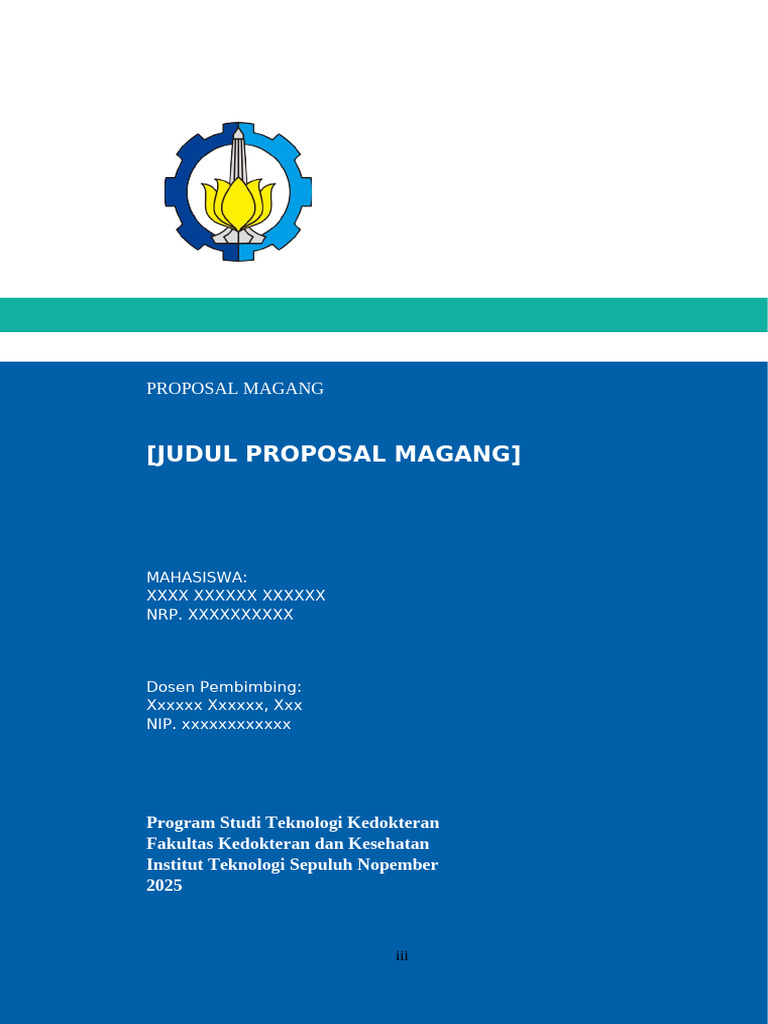 Template Proposal Magang Revisi | PDF