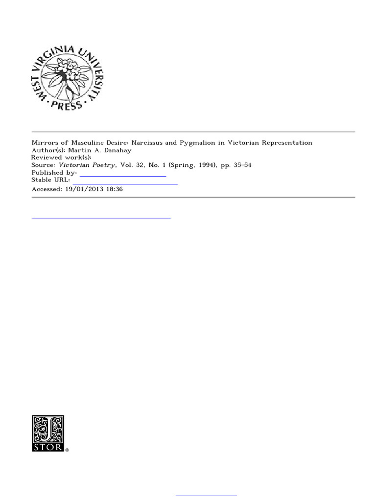 Narcissus and Pygmalion in Victorian | PDF | Dante Gabriel Rossetti ...