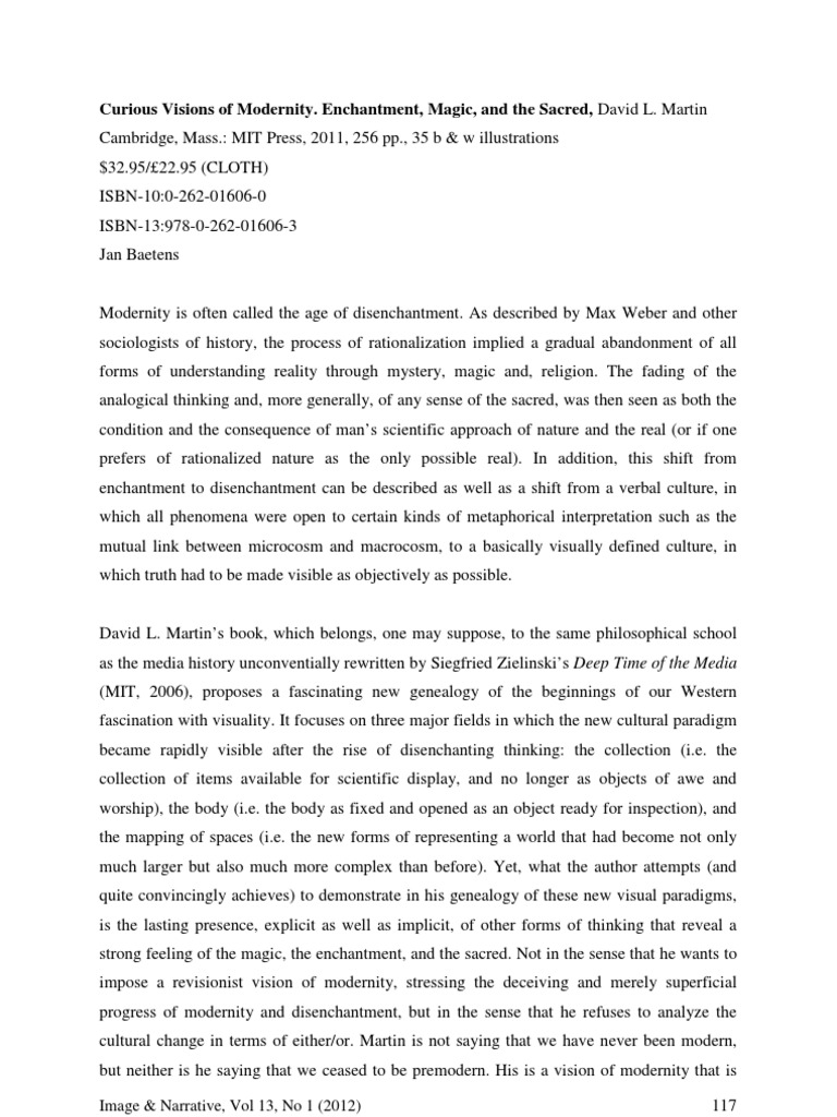 Curious Visions of Modernity Review | PDF | Philosophy