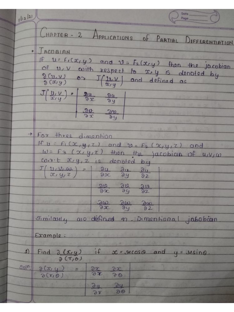 Application of Partial Differentiation PDF | PDF