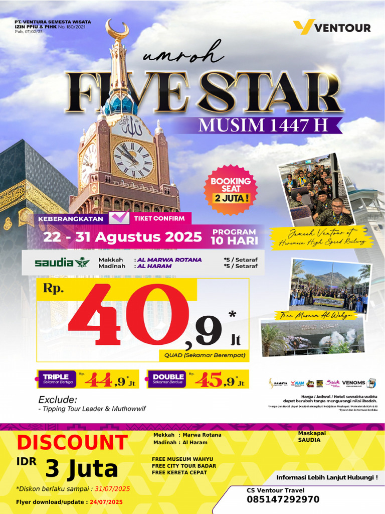 Flyer - Fivestar 10d SV Madinah First (2025!08!22) | PDF