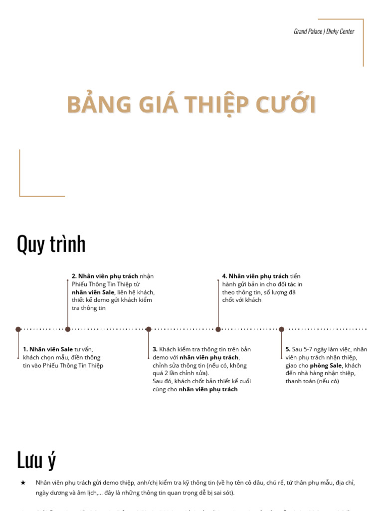 Thiệp Cưới GrandPalace - DinkyCenter | PDF