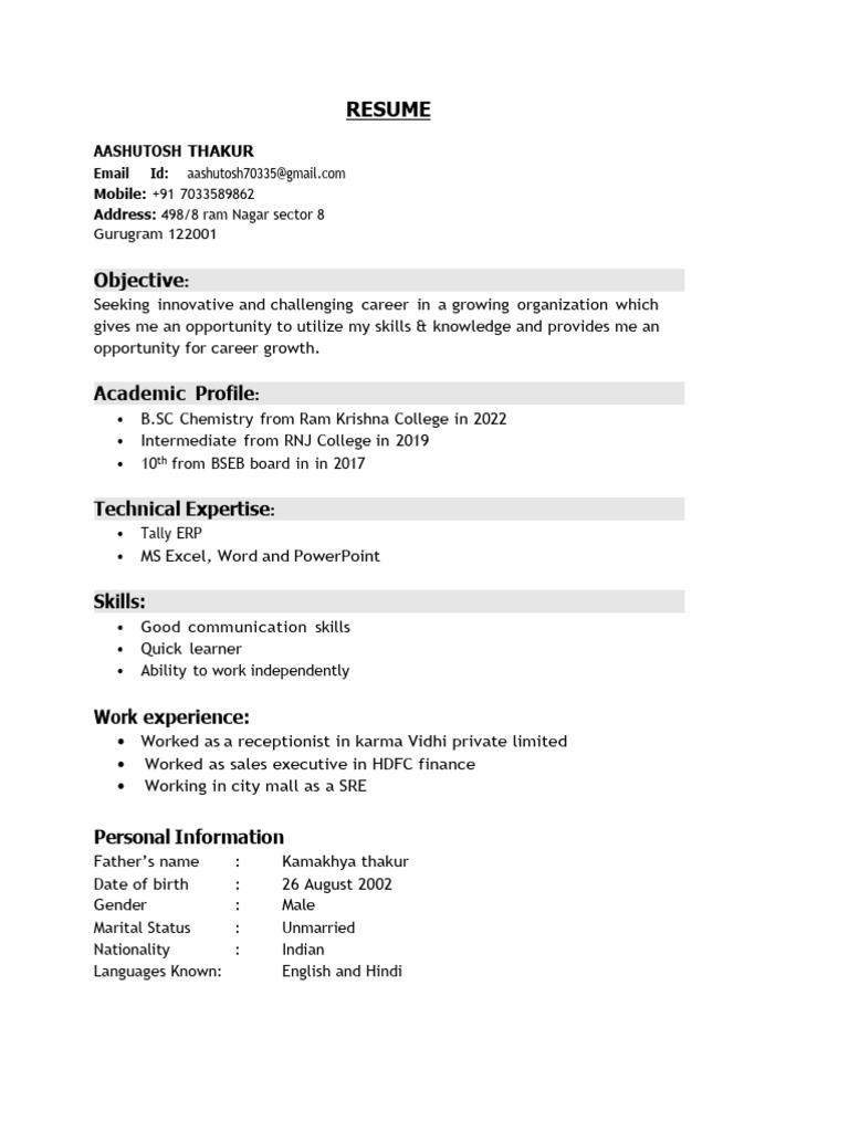 New Resume 2 | PDF