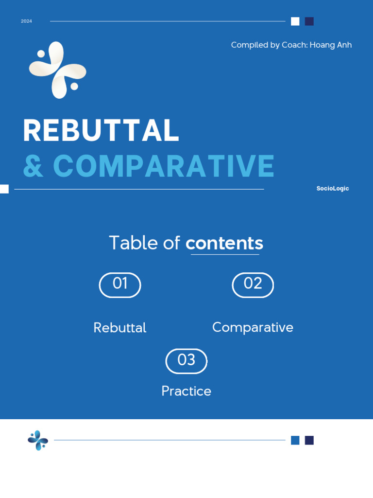 (Intermediate) Rebuttals and Comparative | PDF | Argument | Logic