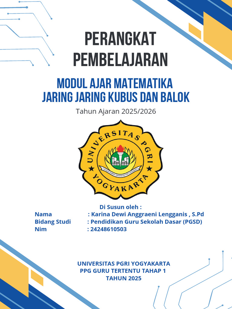 Cover Modul Ajar Matematika PGSD | PDF