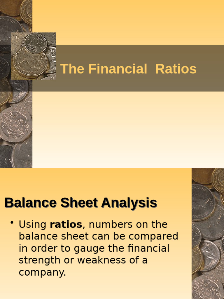 6-Lect 06 Finantial Ratios | PDF | Balance Sheet | Corporations