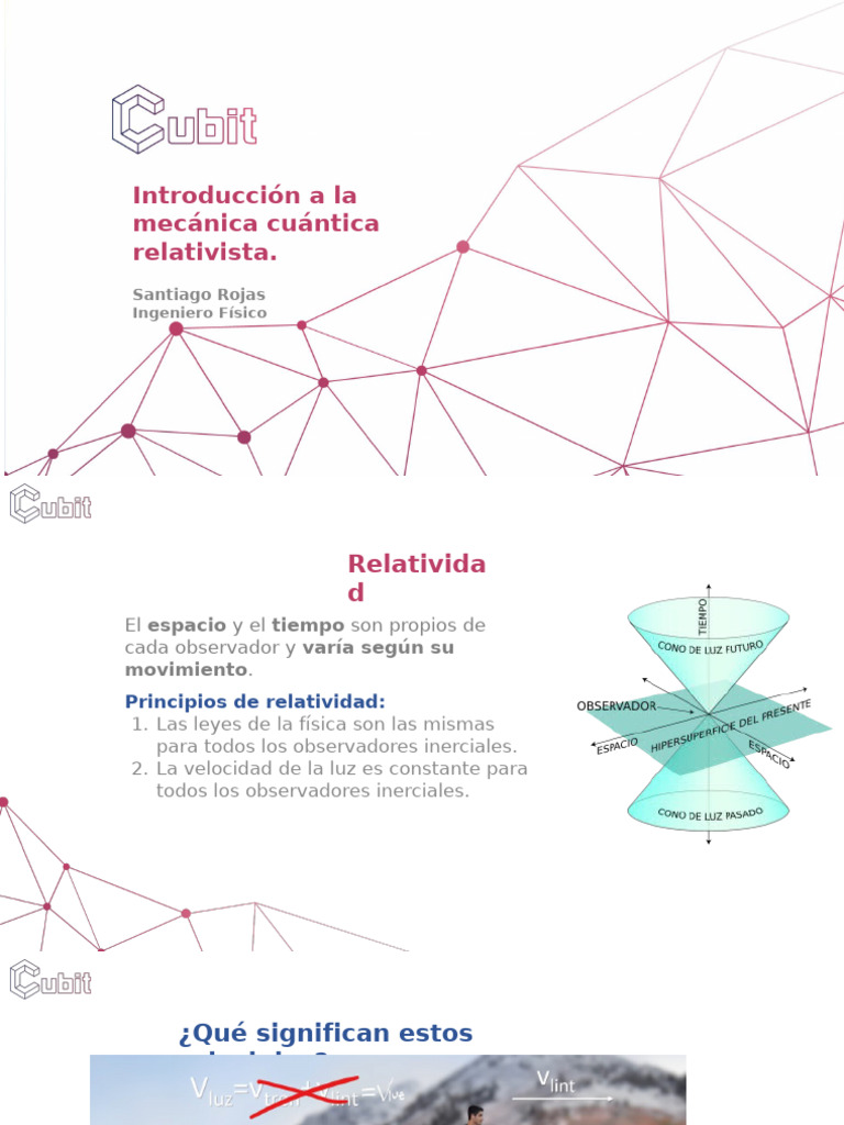 Introducción A La Mecánica Cuántica Relativista | PDF