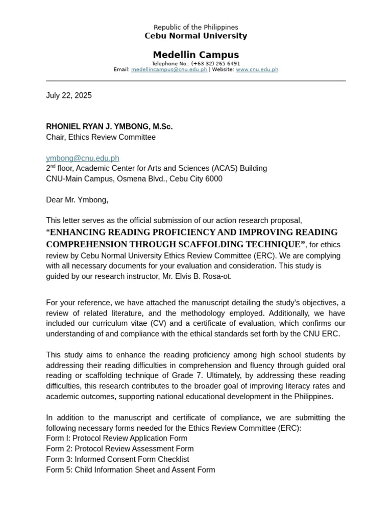 Cover Letter Regine Final | PDF | Learning