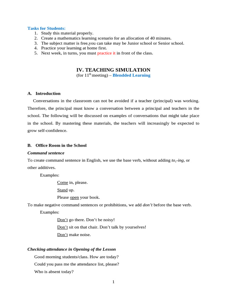 Dialogue in the Classroom 2 | PDF | Teachers