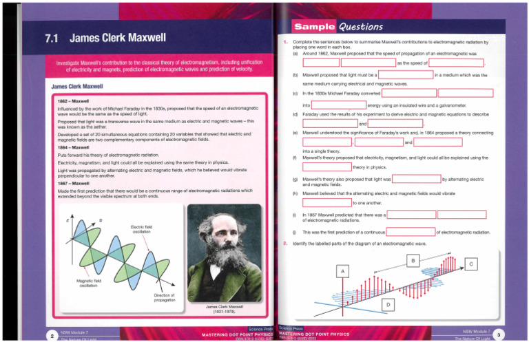 7.1 James Clerk Maxwell | PDF
