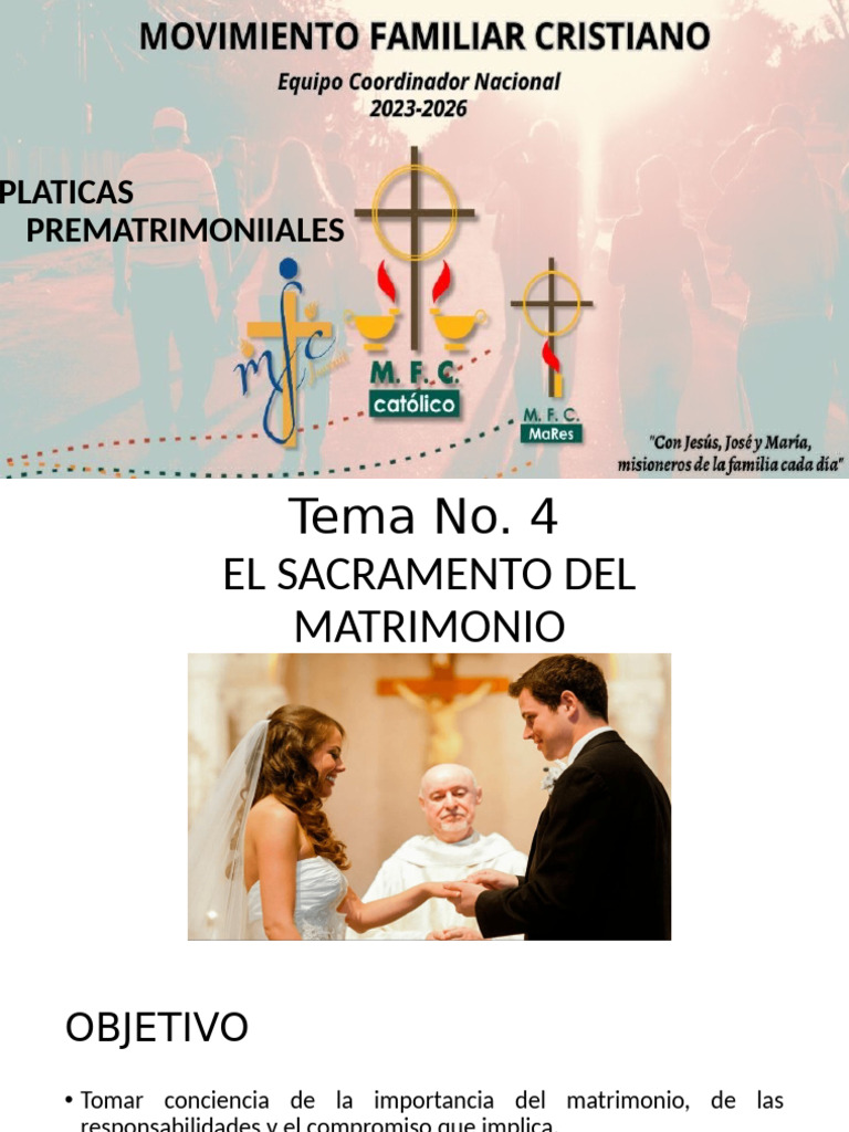 Tema No 5 | PDF | Matrimonio | Sacramentos