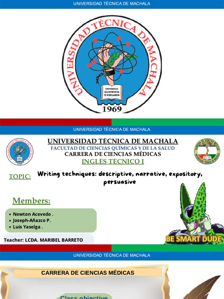 Writing Techniques Descriptive, Narrative, Expository, Persuasive ...