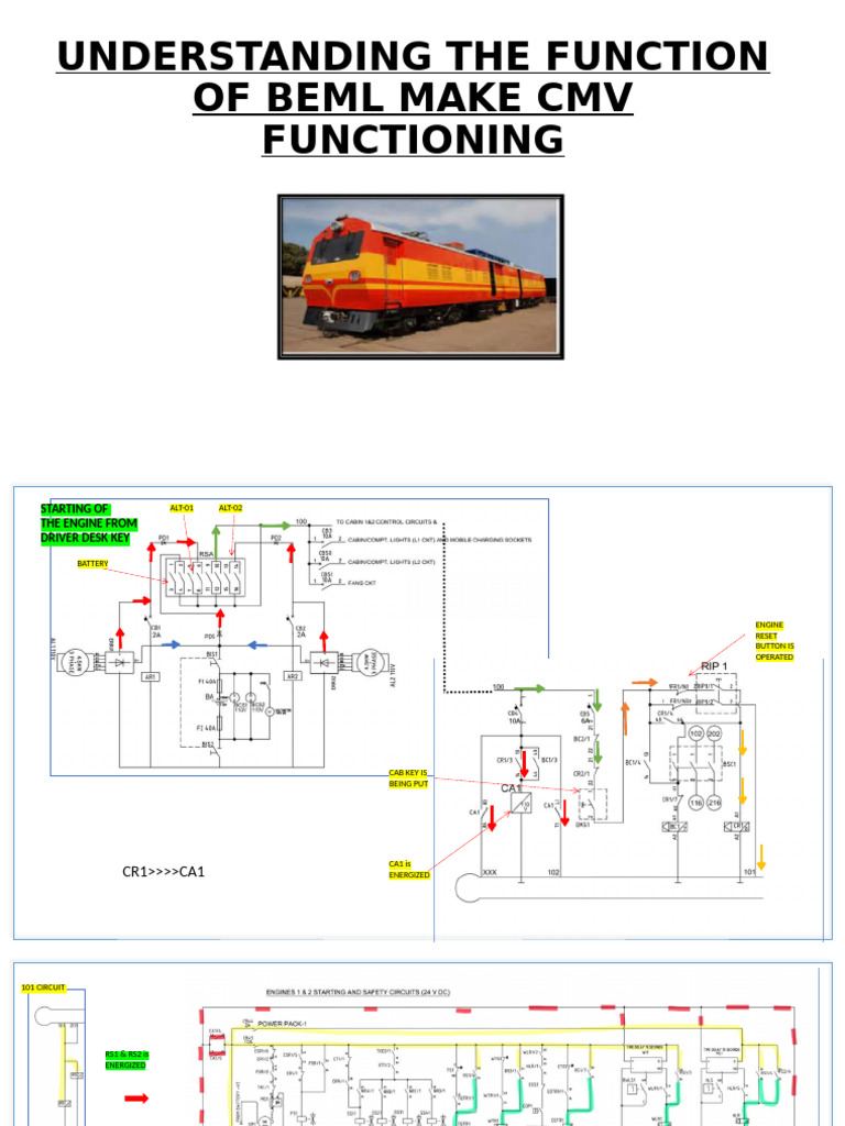 CMV Electrical Digram | PDF | Relay | Vehicles