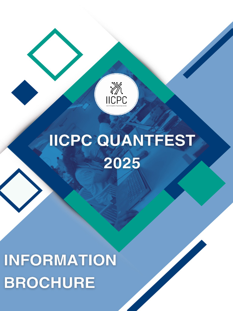 IICPC Quantfest 2025 Overview | PDF | Advertising